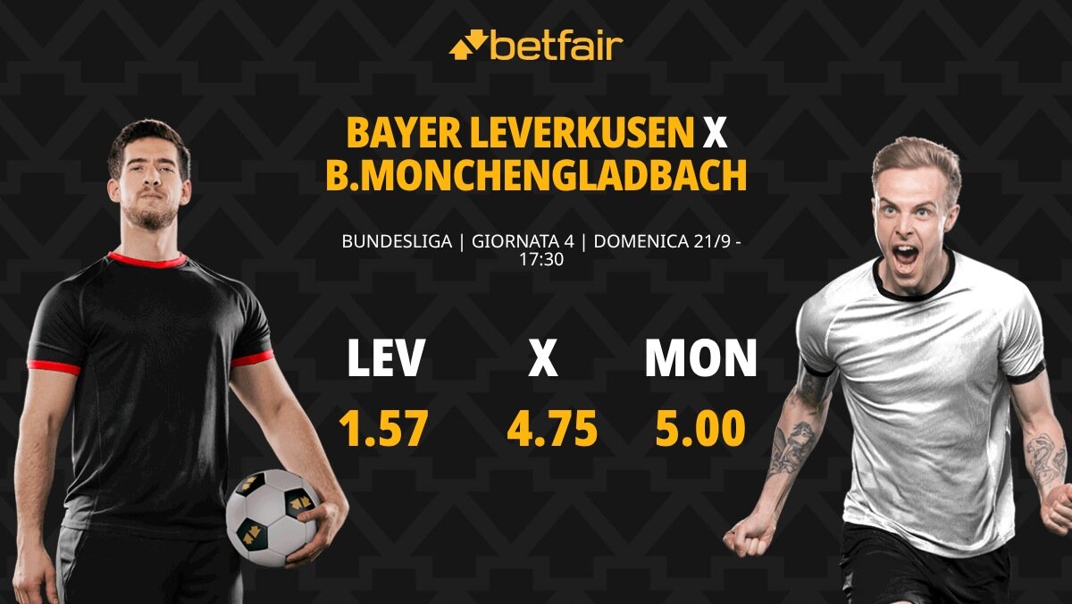 Bundesliga, Bayer Leverkusen - Borussia Monchengladbach: il pronostico ...